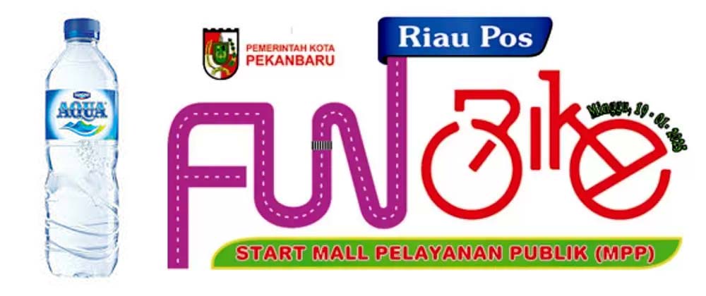 Aqua Kembali Jadi Sponsor Riau Pos Fun Bike 2025 | Riau Pos